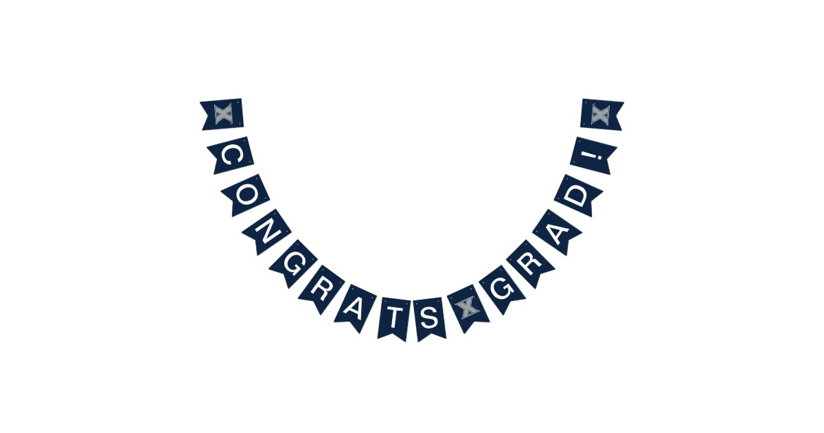 Xavier University | Graduation Bunting Flags | Zazzle