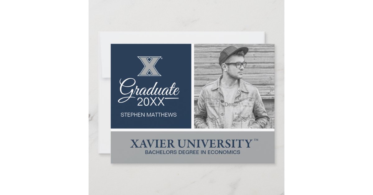 Xavier University | Graduation Invitation | Zazzle