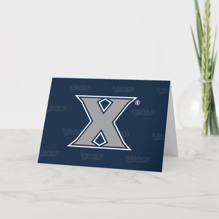 Xavier University Logo Watermark Card | Zazzle