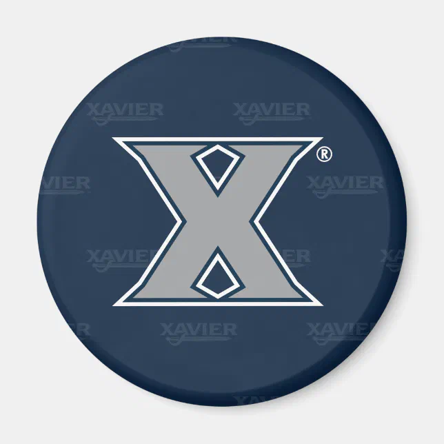 Xavier University Logo Watermark Magnet | Zazzle
