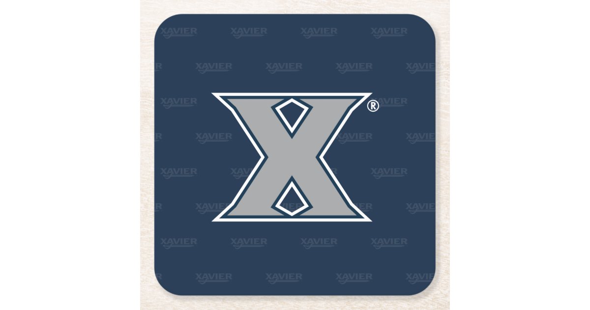 Xavier University Logo Watermark Square Paper Coaster | Zazzle
