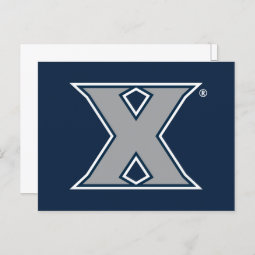 Xavier University Mark Invitation Postcard | Zazzle
