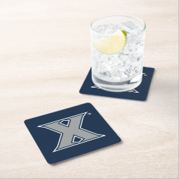 Xavier University Mark Square Paper Coaster | Zazzle