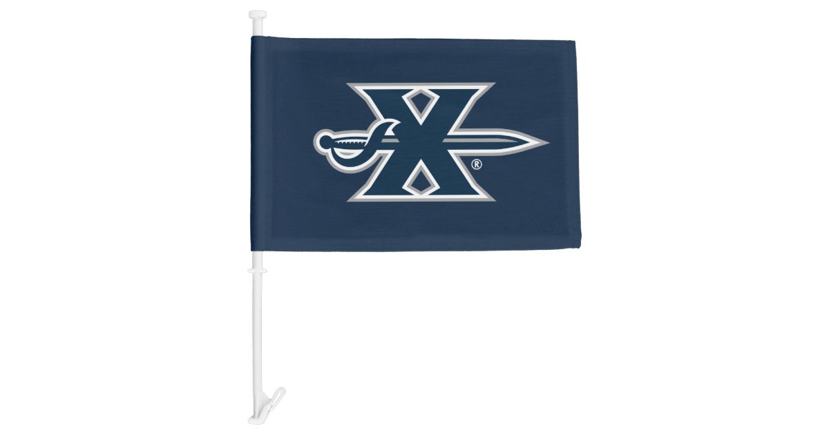 Xavier University Sword Logo Car Flag | Zazzle