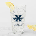 Xavier University Sword Logo Glass | Zazzle