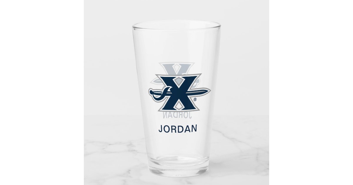 Xavier University Sword Logo Glass | Zazzle