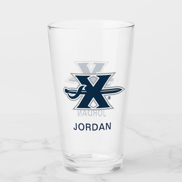 Xavier University Sword Logo Glass | Zazzle.com