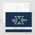 Xavier University Sword Logo Invitation Postcard | Zazzle