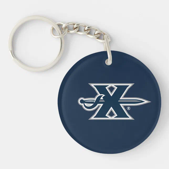 Xavier University Sword Logo Keychain | Zazzle