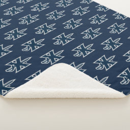 Xavier University Sword Logo Sherpa Blanket | Zazzle