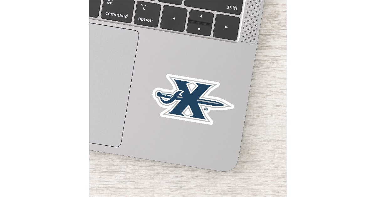 Xavier University Sword Logo Sticker | Zazzle