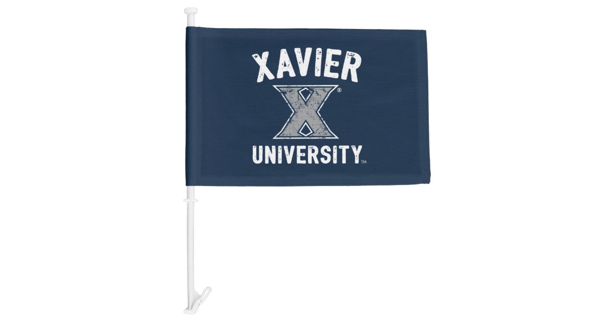 Xavier University Vintage Car Flag | Zazzle
