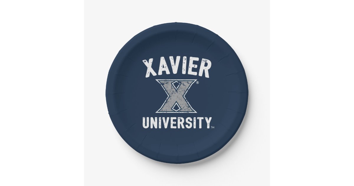 Xavier University Vintage Paper Plates | Zazzle