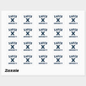 Xavier University Vintage Square Sticker | Zazzle