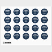Xavier University X Classic Round Sticker | Zazzle
