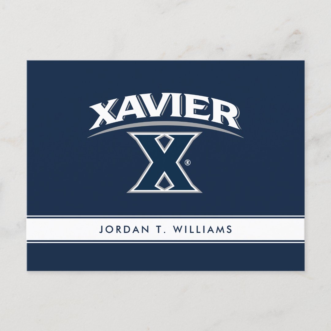 Xavier University X Invitation Postcard | Zazzle