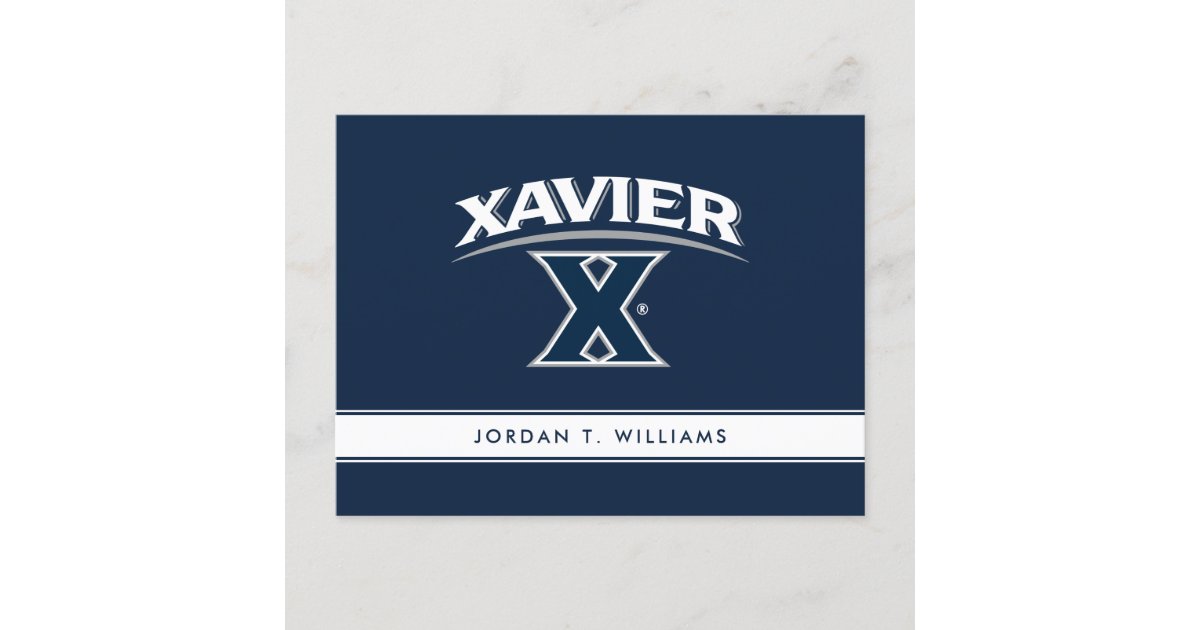 Xavier University X Invitation Postcard | Zazzle