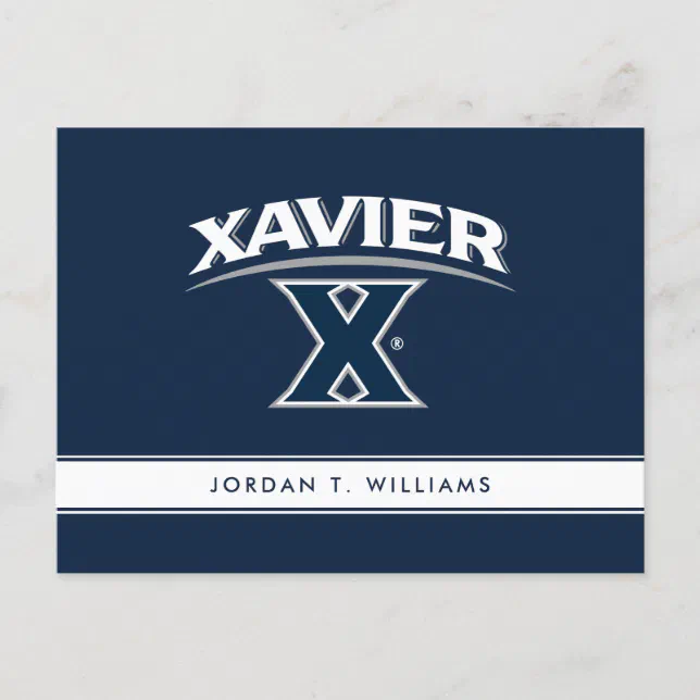 Xavier University X Invitation Postcard | Zazzle