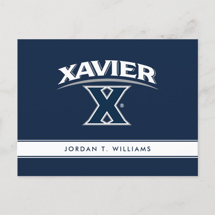 Xavier University X Invitation Postcard | Zazzle