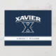 Xavier University X Invitation Postcard | Zazzle