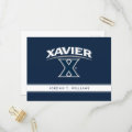 Xavier University X Invitation Postcard | Zazzle