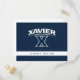 Xavier University X Invitation Postcard | Zazzle