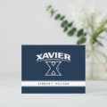 Xavier University X Invitation Postcard | Zazzle