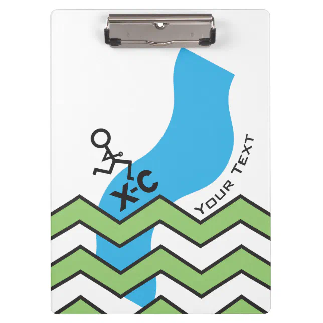XC Cross Country Running Clipboard | Zazzle