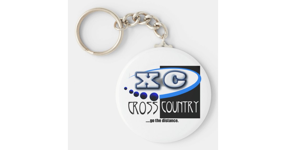 XC MOTTO - Go the Distance - CROSS COUNTRY Keychain | Zazzle.com