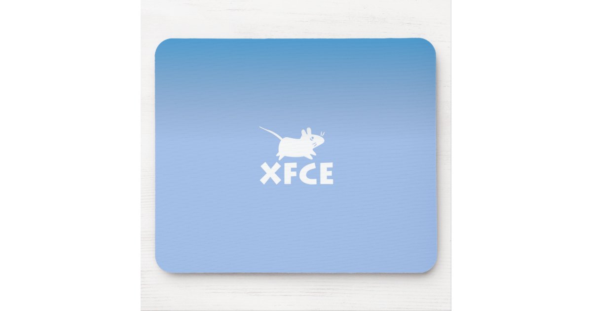 Xfce DE Blue Mouse Pad | Zazzle