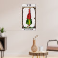 XII The Hanged Man, tarot card Poster | Zazzle