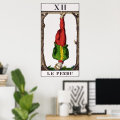 XII The Hanged Man, tarot card Poster | Zazzle