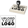 XL Business Logo Custom 4x5 Rubber Wooden Stamp | Zazzle