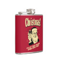 Xmas: I've Got Your Holiday Spirit Right Here Hip Flask | Zazzle