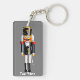 Xmas Nutcracker Toy Soldiers Keychain | Zazzle