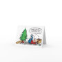 Xmas Tree Fight Holiday Card | Zazzle