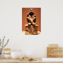 Xochipilli, Aztec God of Music Poster | Zazzle