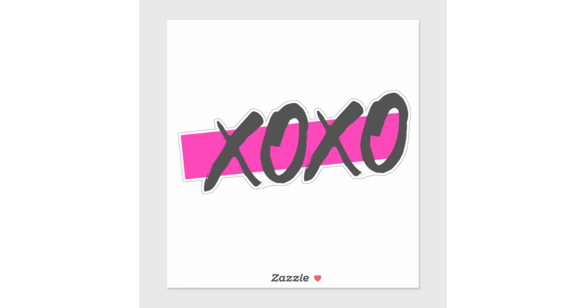 XOXO STICKER | Zazzle