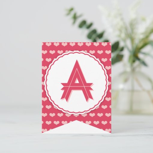 XOXO Valentine Party Flag Bunting Banner A Holiday Postcard | Zazzle