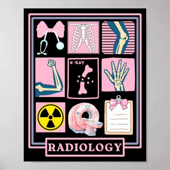 Xray Rad Tech Radiology Healthcare Appreciation Te Poster | Zazzle