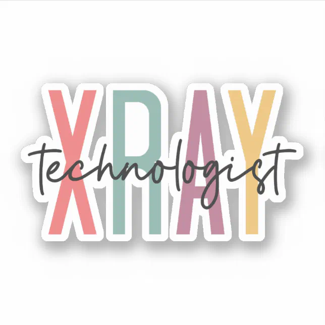 Xray Tech Radiologic Technologist, Xray Tech Squad Sticker | Zazzle