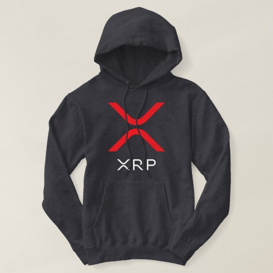 XRP Ripple Red & White Logo | Hoodie | Zazzle.com