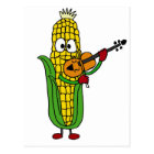 Cute Funny Corn Concentrate Pun Humor Postcard | Zazzle.com