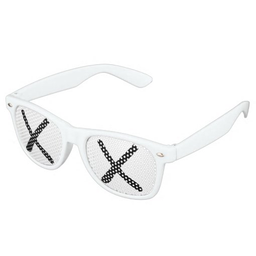 XX Eyes - "Crossed Out Eyes" Sunglasses | Zazzle
