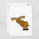 XX- Goofy Moose Design Postcard | Zazzle