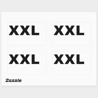 XXL RECTANGULAR STICKER | Zazzle