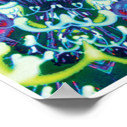 Xyloid Kinetic Collage Kaleidoscope Poster | Zazzle