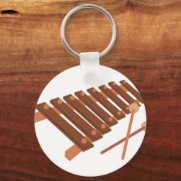 Xylophone Keychain | Zazzle
