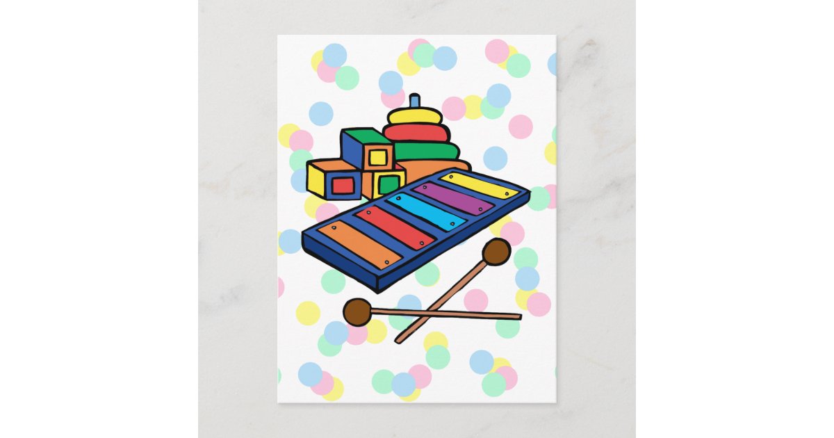 Xylophone Postcard | Zazzle