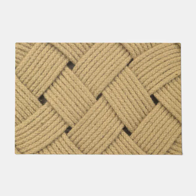 Yachting Rope Knot Ocean Plait Nautical Doormat | Zazzle